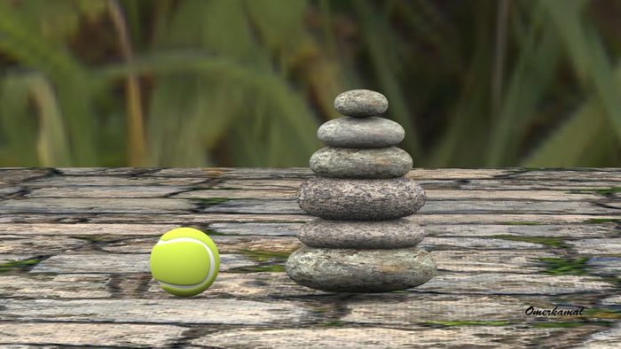 Seven stone game (pittu garam) | CGTrader