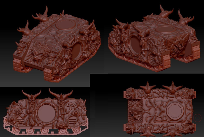 chaos demon tank | CGTrader