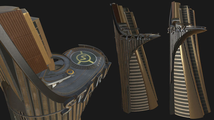 Stark Tower - The Avengers Fan Art | CGTrader