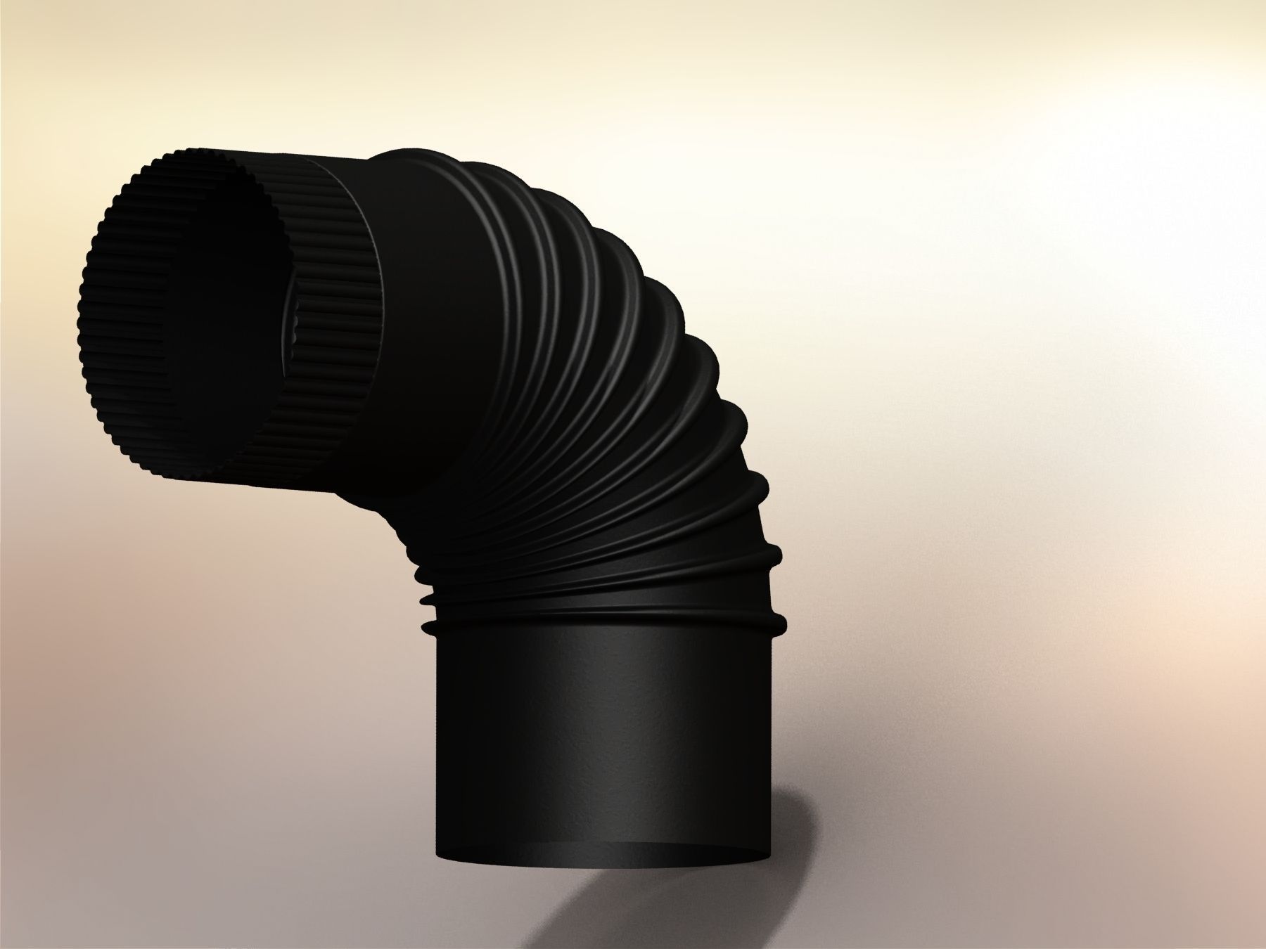 90 degree elbow free 3D Model SLDPRT SLDASM SLDDRW - CGTrader.com