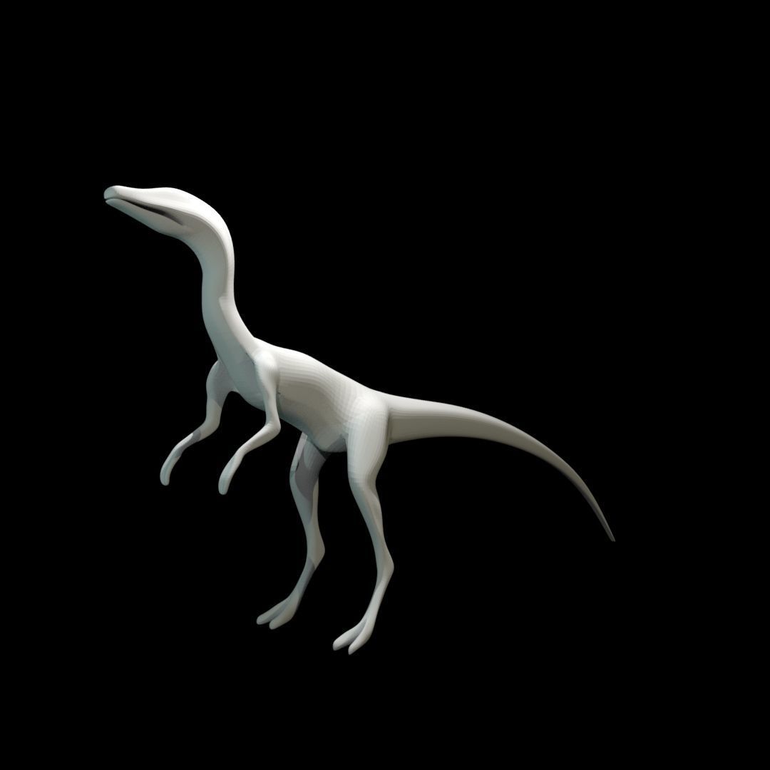 3D model Low-poly Compy dinosaur VR / AR / low-poly rigged | CGTrader