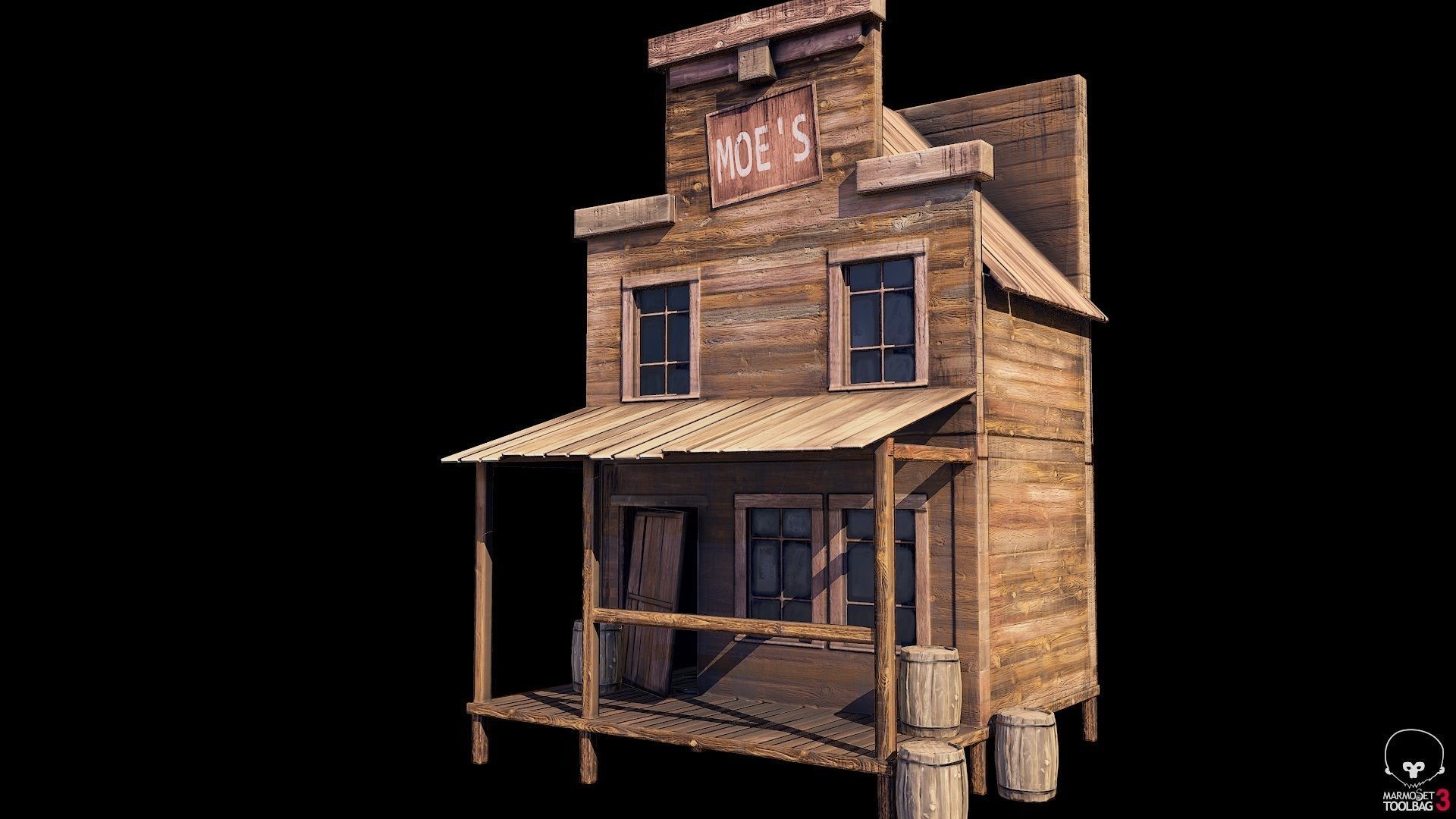 3D model tavern MOEs VR / AR / low-poly | CGTrader