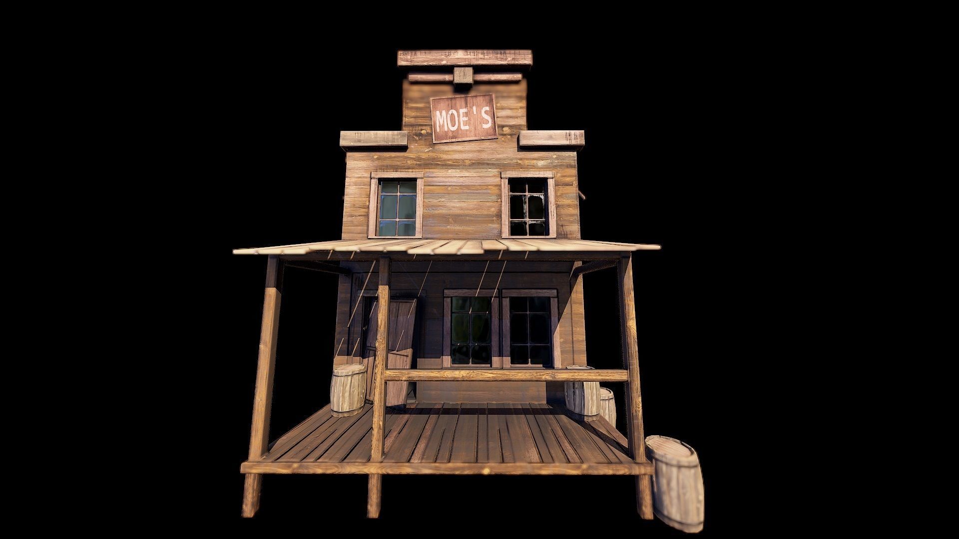 3D model tavern MOEs VR / AR / low-poly | CGTrader