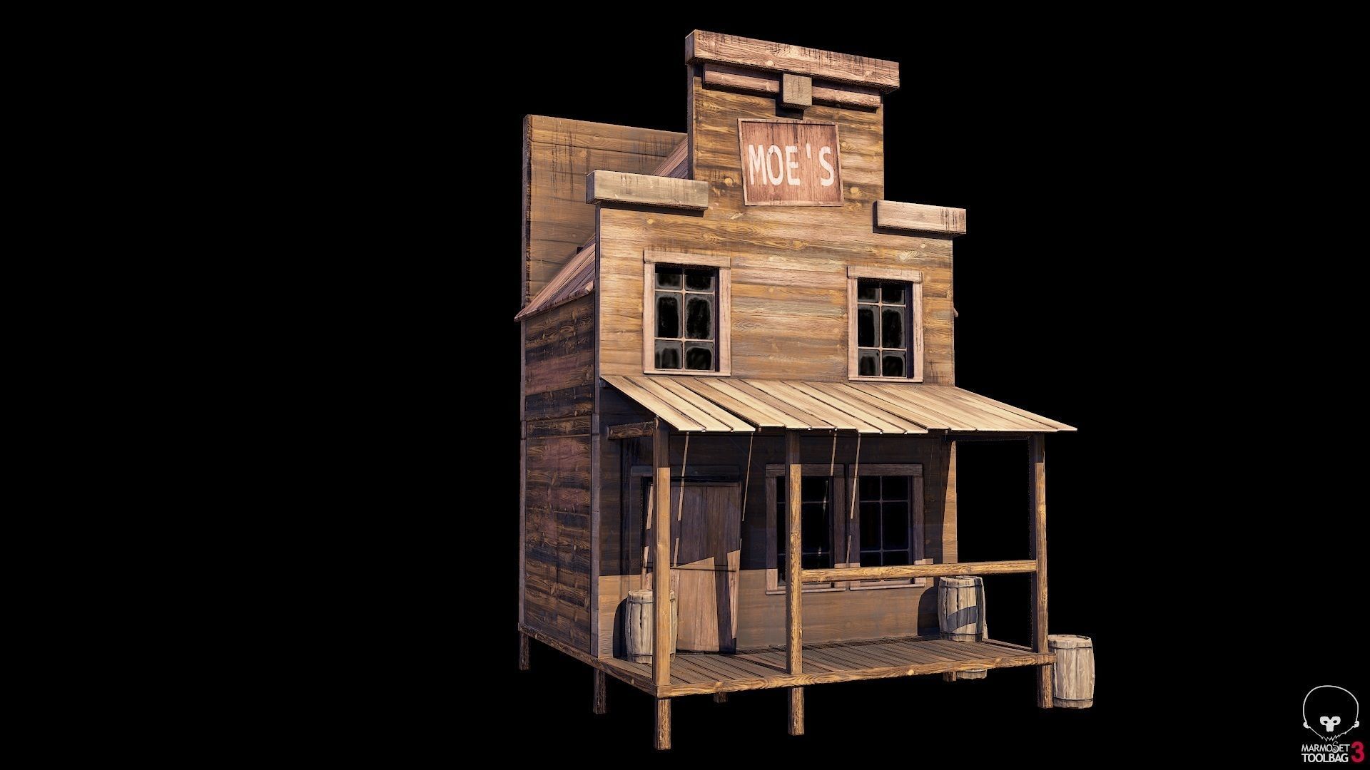 3D model tavern MOEs VR / AR / low-poly | CGTrader
