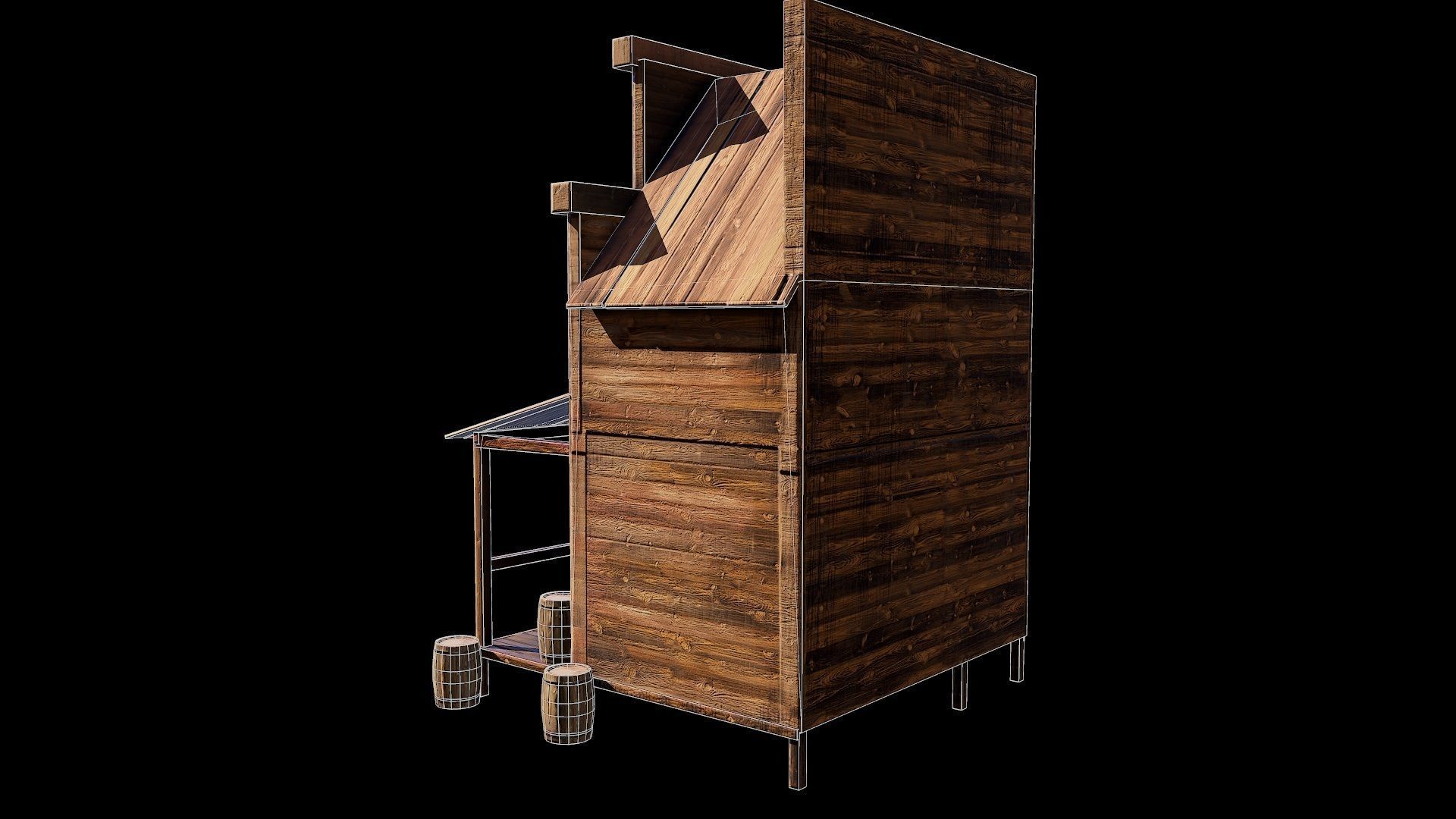 3D model tavern MOEs VR / AR / low-poly | CGTrader