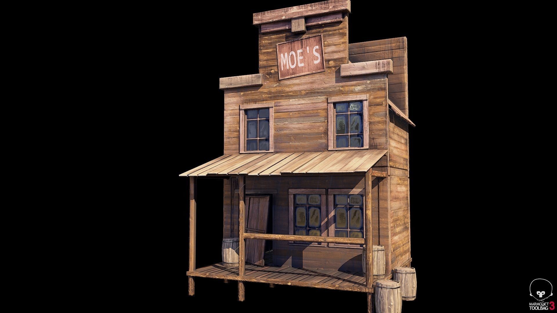 3D model tavern MOEs VR / AR / low-poly | CGTrader