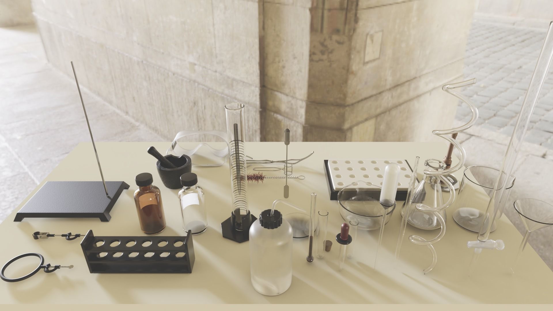 3D model Chemistry equipment VR / AR / low-poly | CGTrader