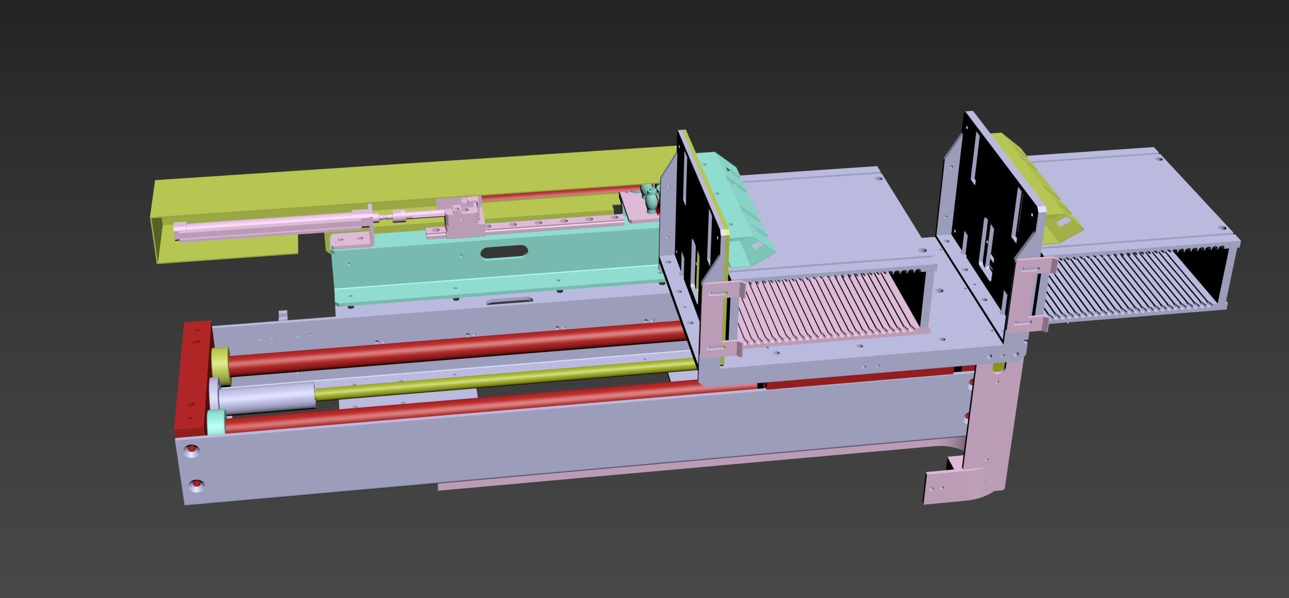 Cylinder drive mechanism 3D model | CGTrader