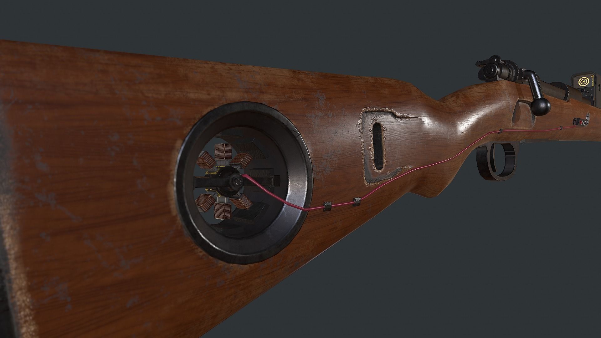 The upgraded Mauser 98k rifle free VR / AR / low-poly 3D model | CGTrader