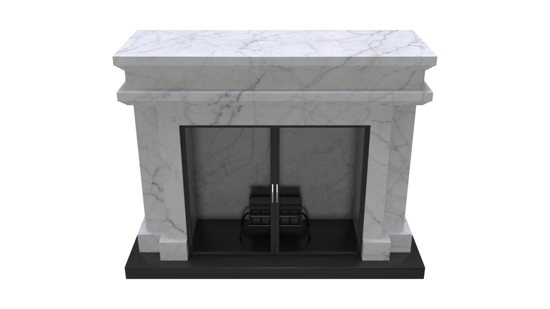 3D model Living Room Fireplace VR / AR / low-poly | CGTrader