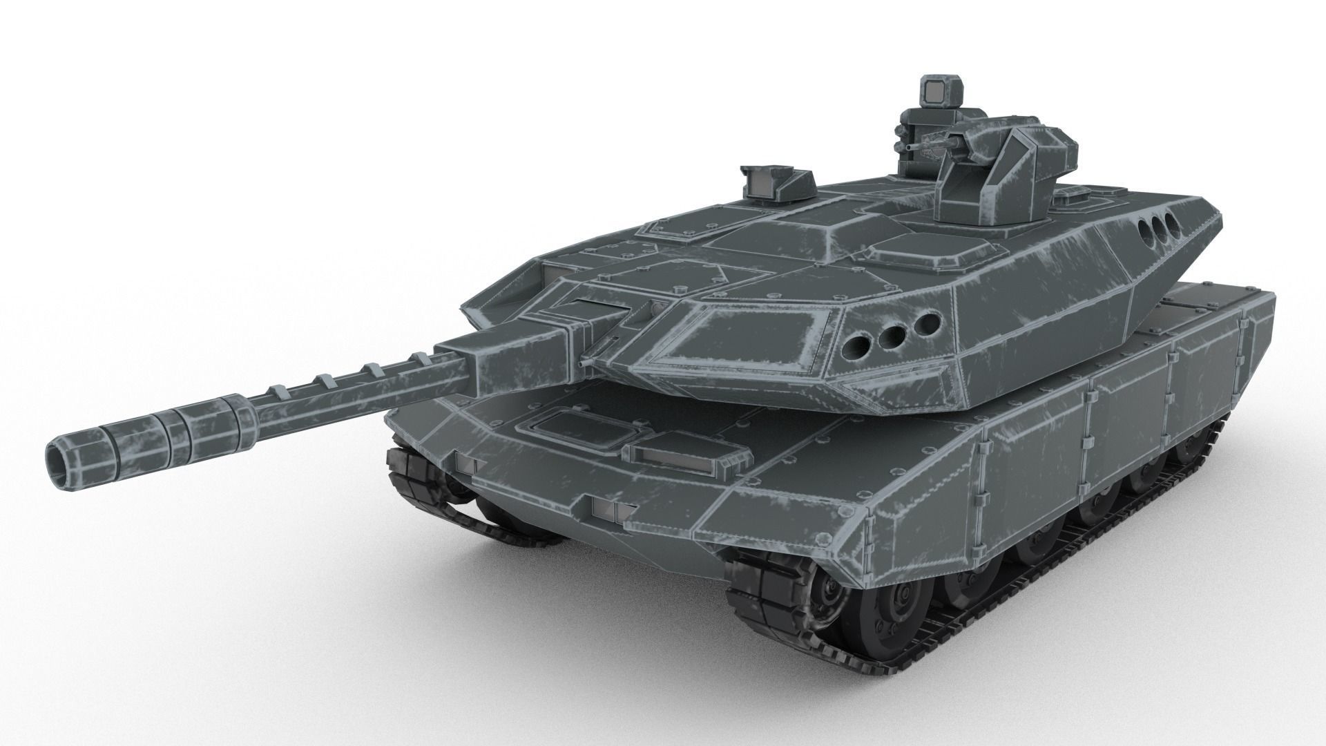 Main Battle Tank ALTAY-II 3D model | CGTrader