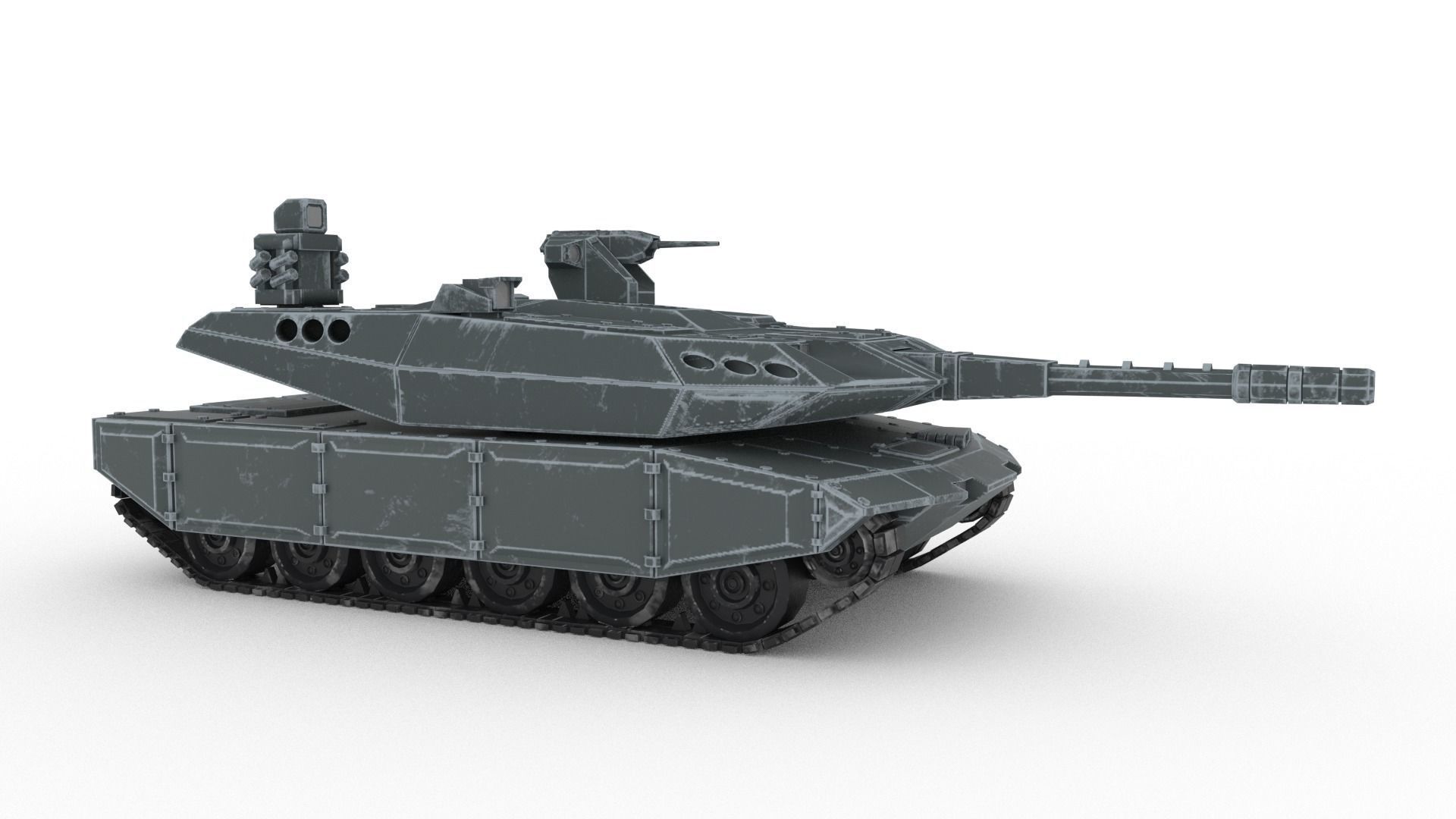 Main Battle Tank ALTAY-II 3D model | CGTrader