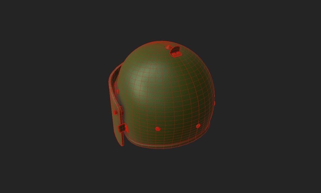 3D model Helmet Russian ZSH 1-2M with Mask-1 VR / AR / low-poly | CGTrader