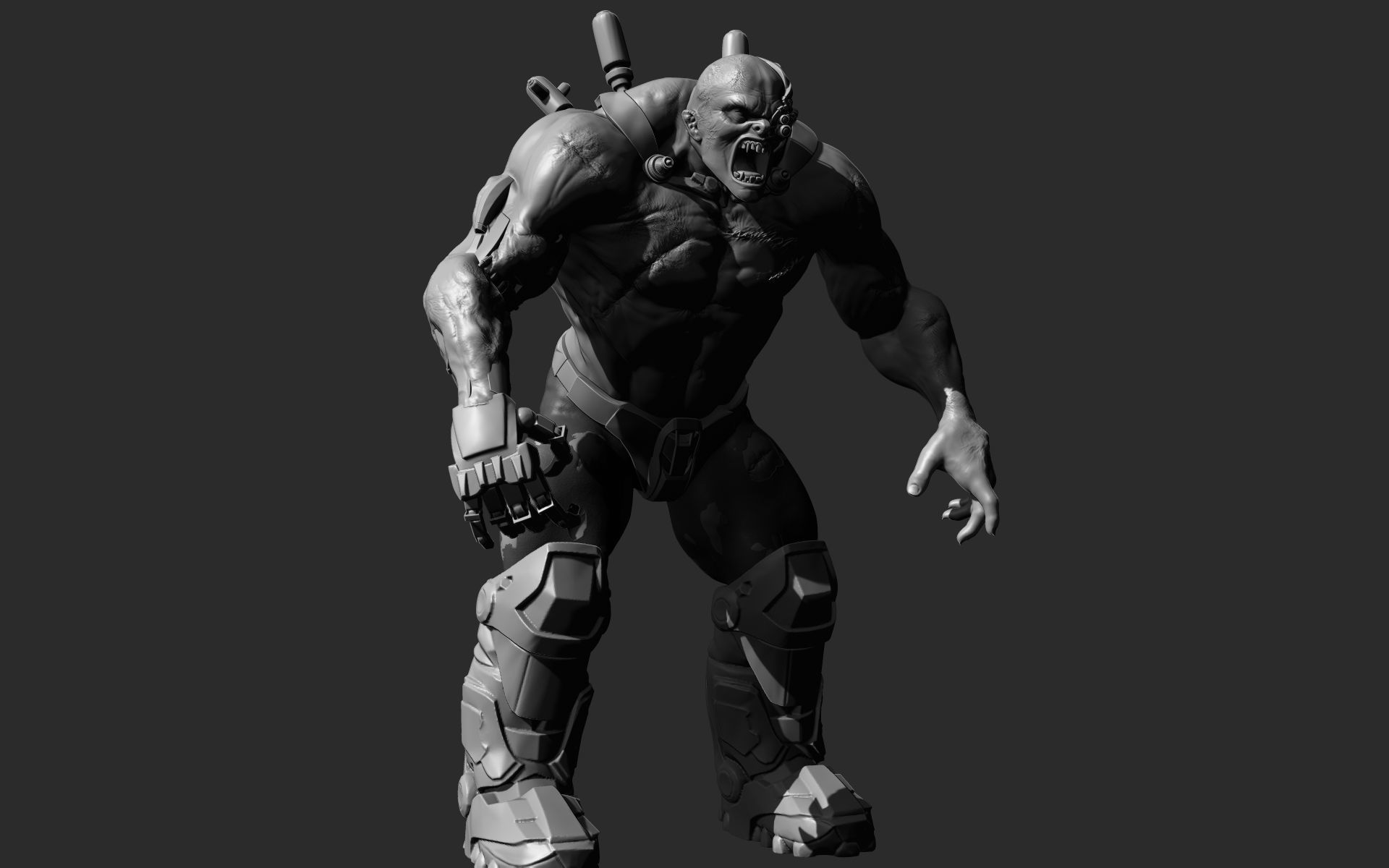 Cyber Zombie 3D model | CGTrader