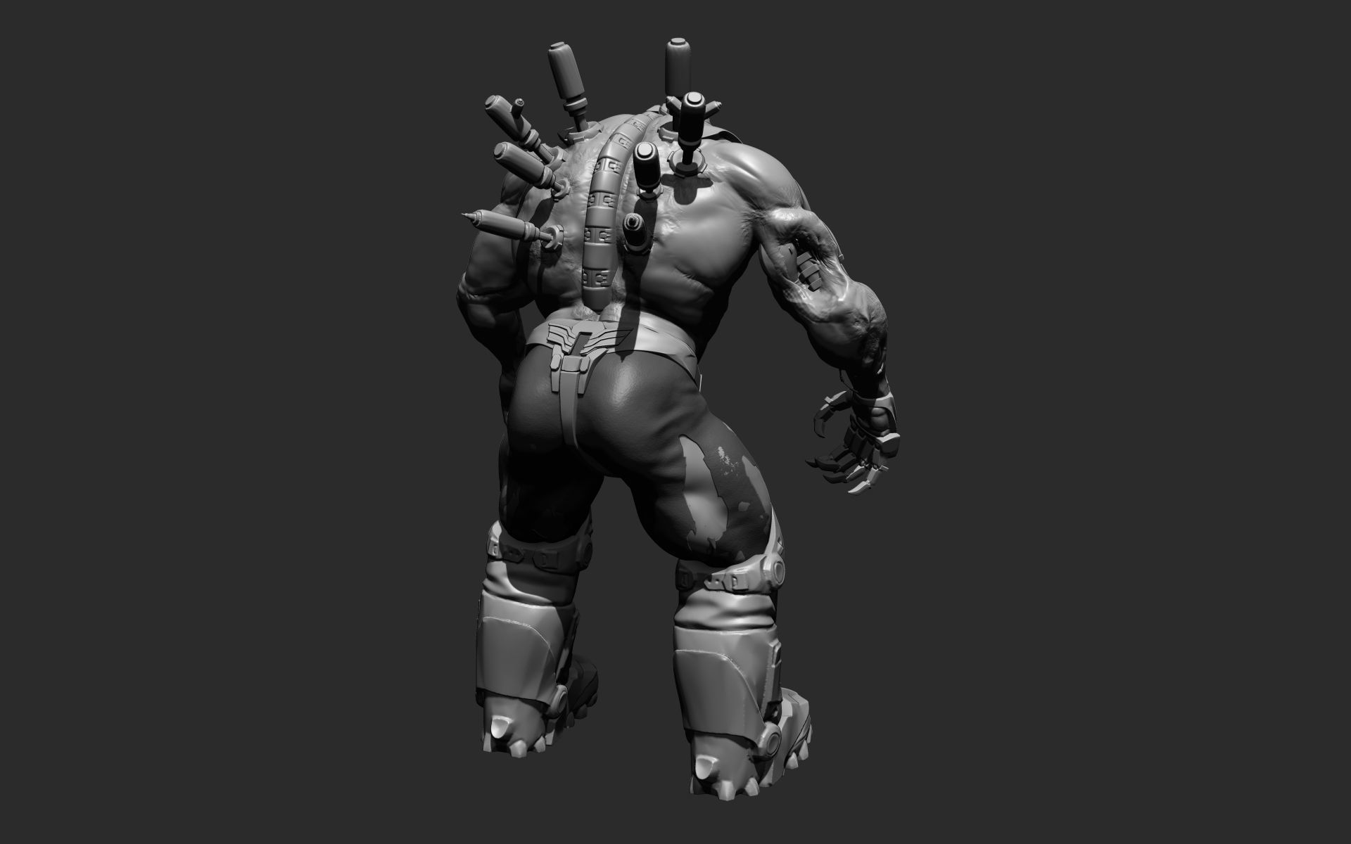 Cyber Zombie 3D model | CGTrader