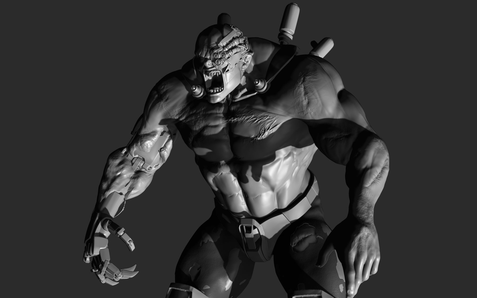 Cyber Zombie 3D model | CGTrader