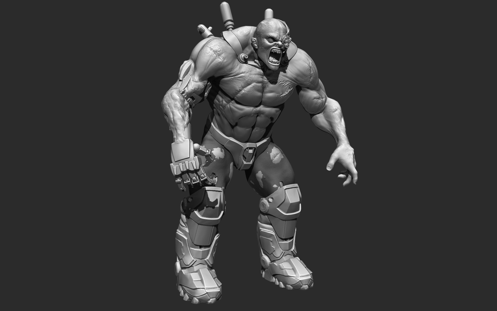 Cyber Zombie 3D model | CGTrader