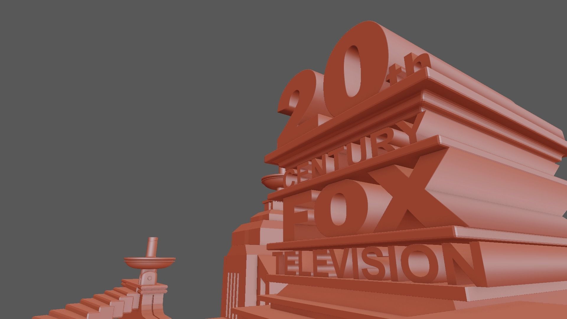 20th century fox logo 3D model | CGTrader