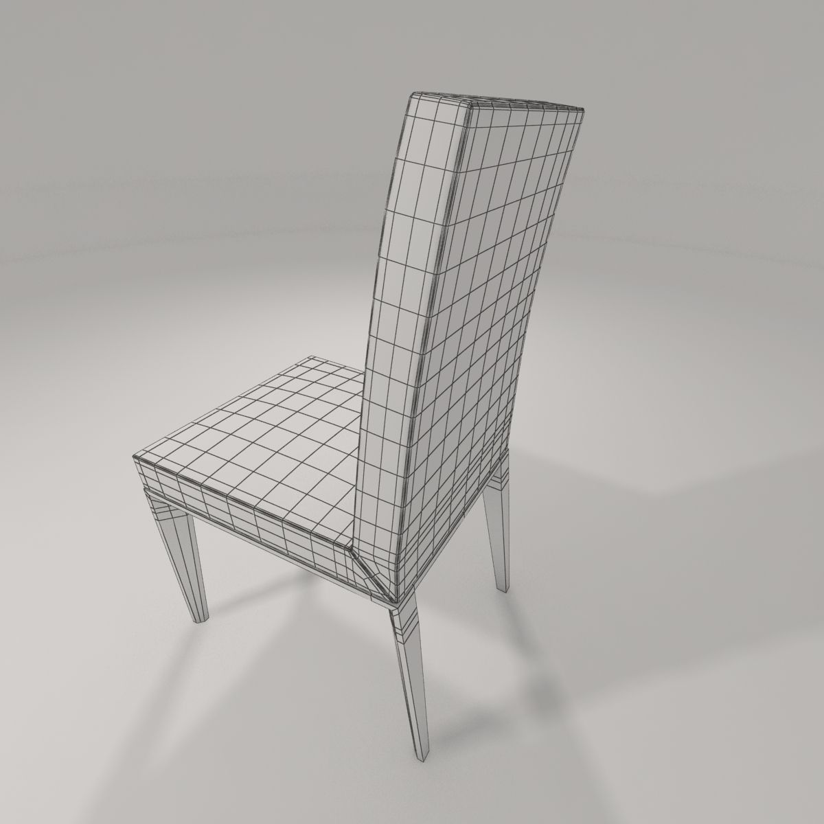 bess highbacked chair 3D model | CGTrader