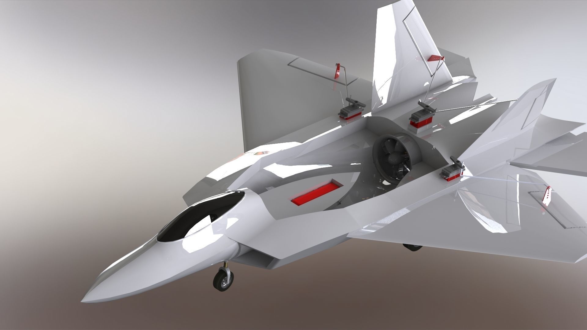 f22 raptor rc 3D model 3D printable | CGTrader