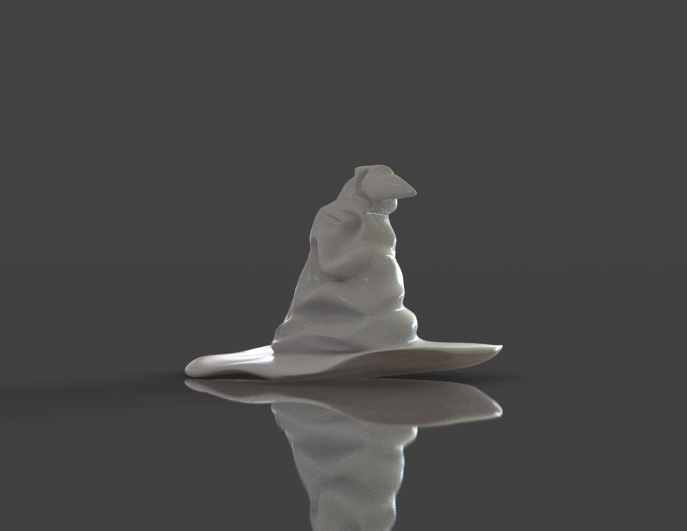 sorting hat 3D model 3D printable | CGTrader