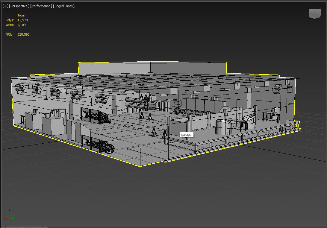 3D model Low Poly Garage in video game VR / AR / low-poly | CGTrader