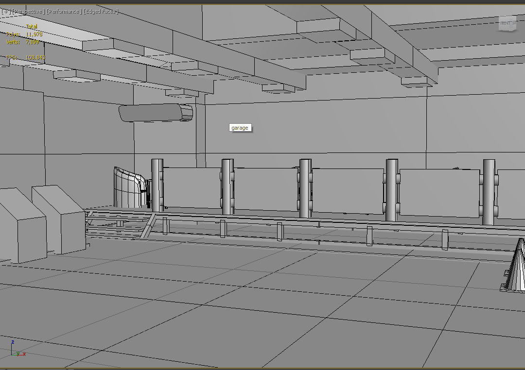 3D model Low Poly Garage VR / AR / low-poly | CGTrader