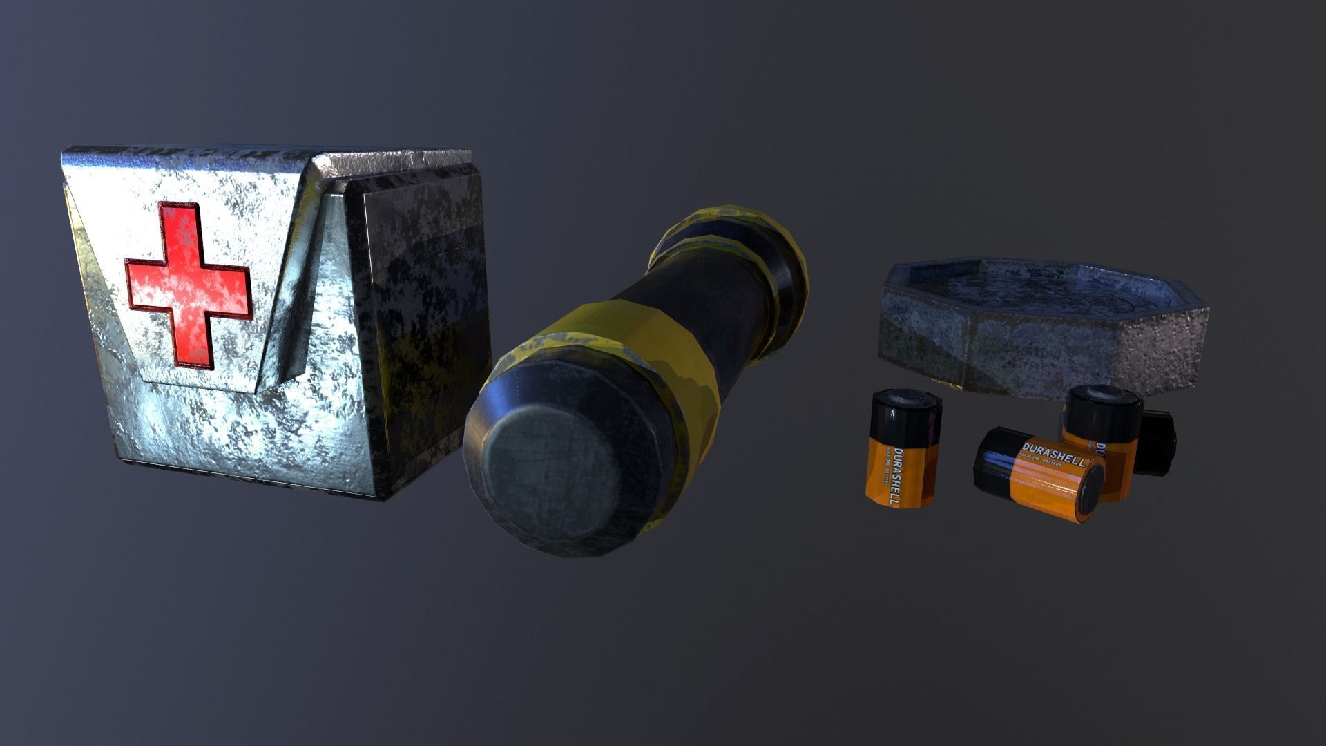 3D model Survival Horror Game Pack VR / AR / low-poly | CGTrader