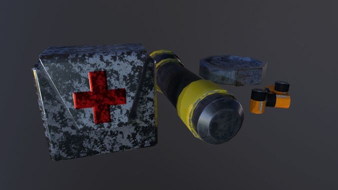 3D model Survival Horror Game Pack VR / AR / low-poly | CGTrader