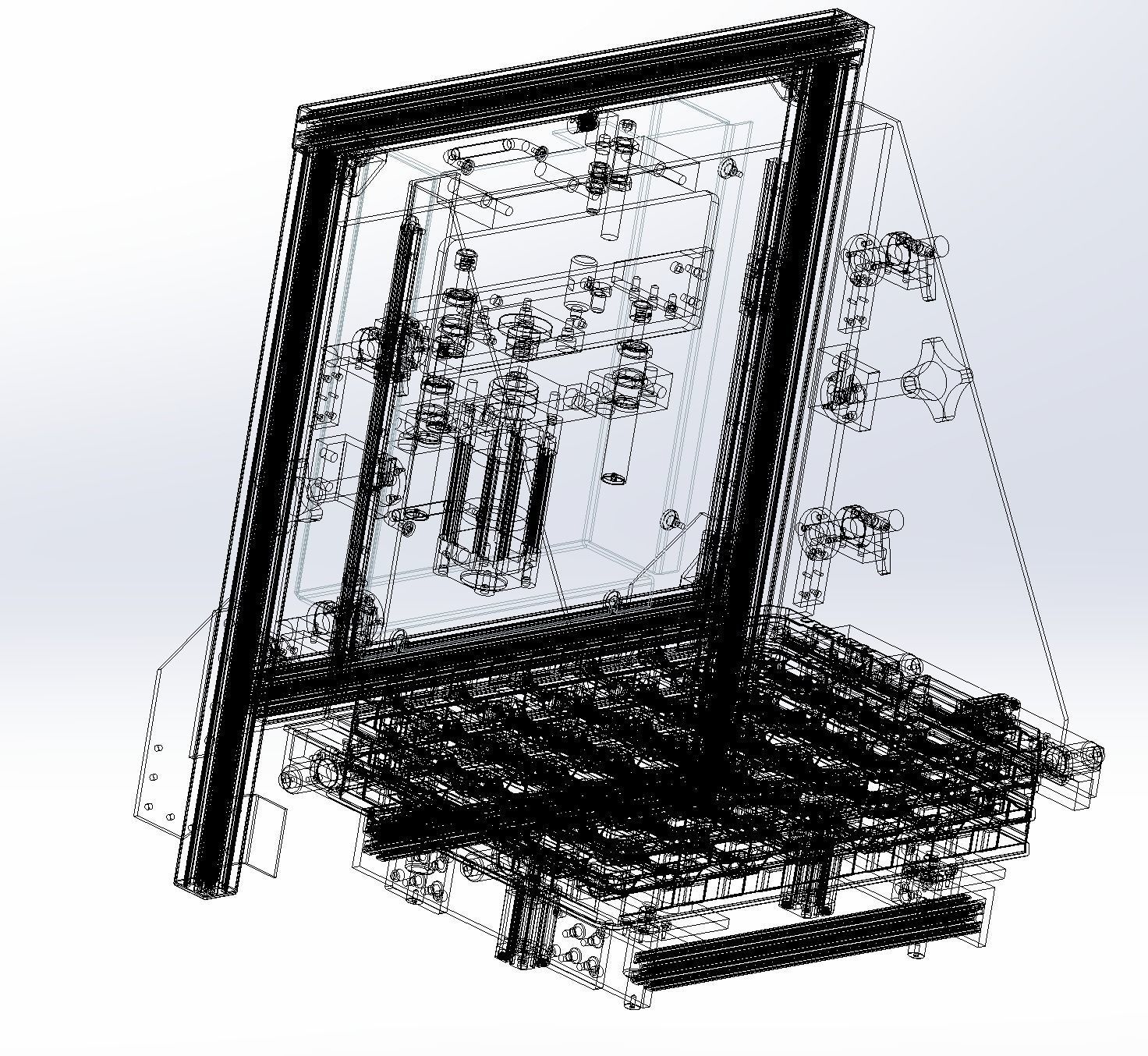 Tray loading mechanism 3D model animated | CGTrader