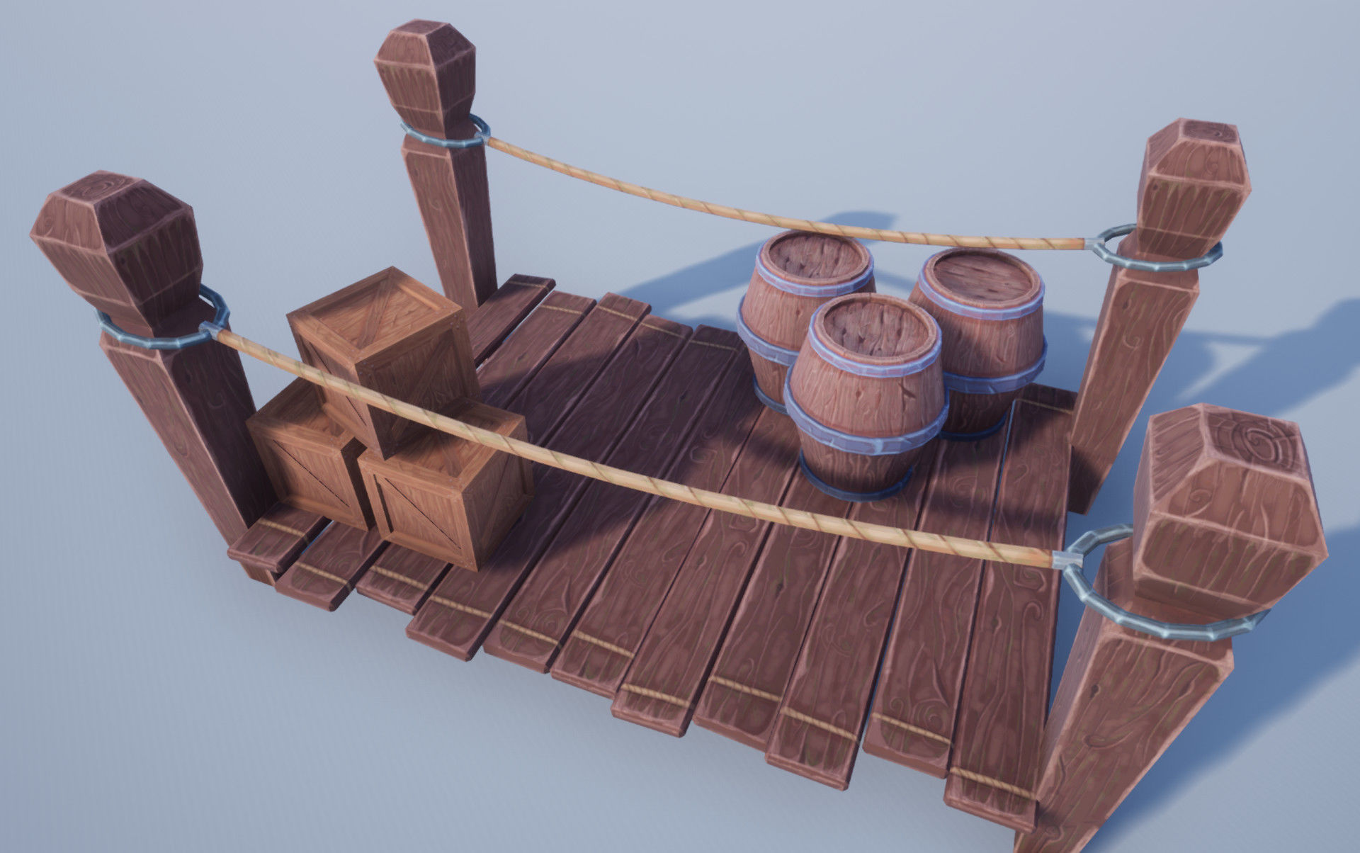 3D model Handpainted Props VR / AR / low-poly | CGTrader