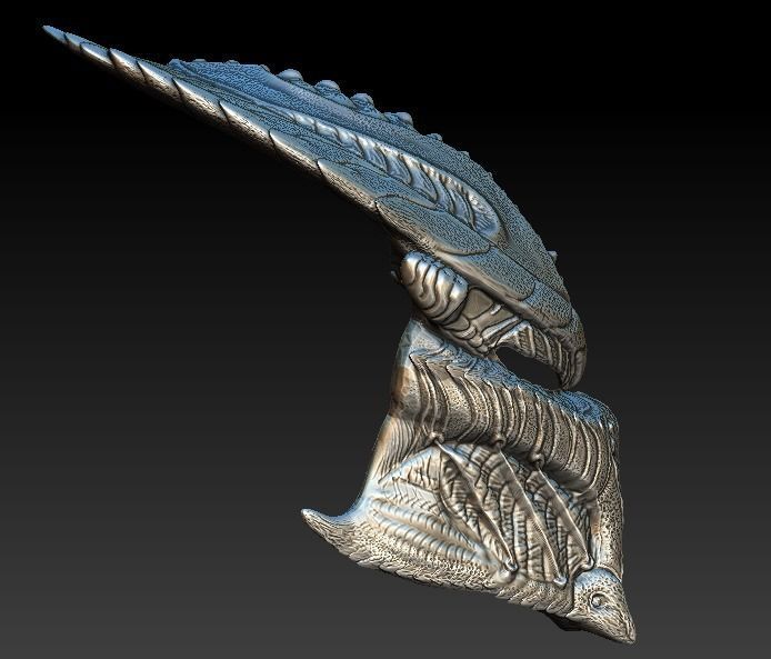 Venom predator bio mask 3D model | CGTrader