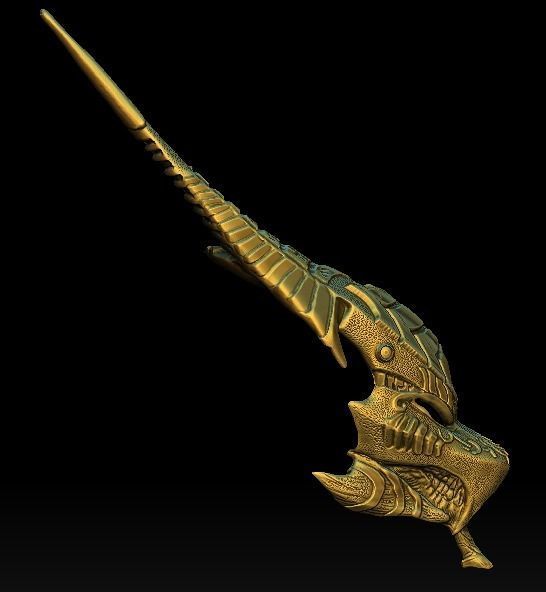 Anubis predator bio mask 3D model | CGTrader