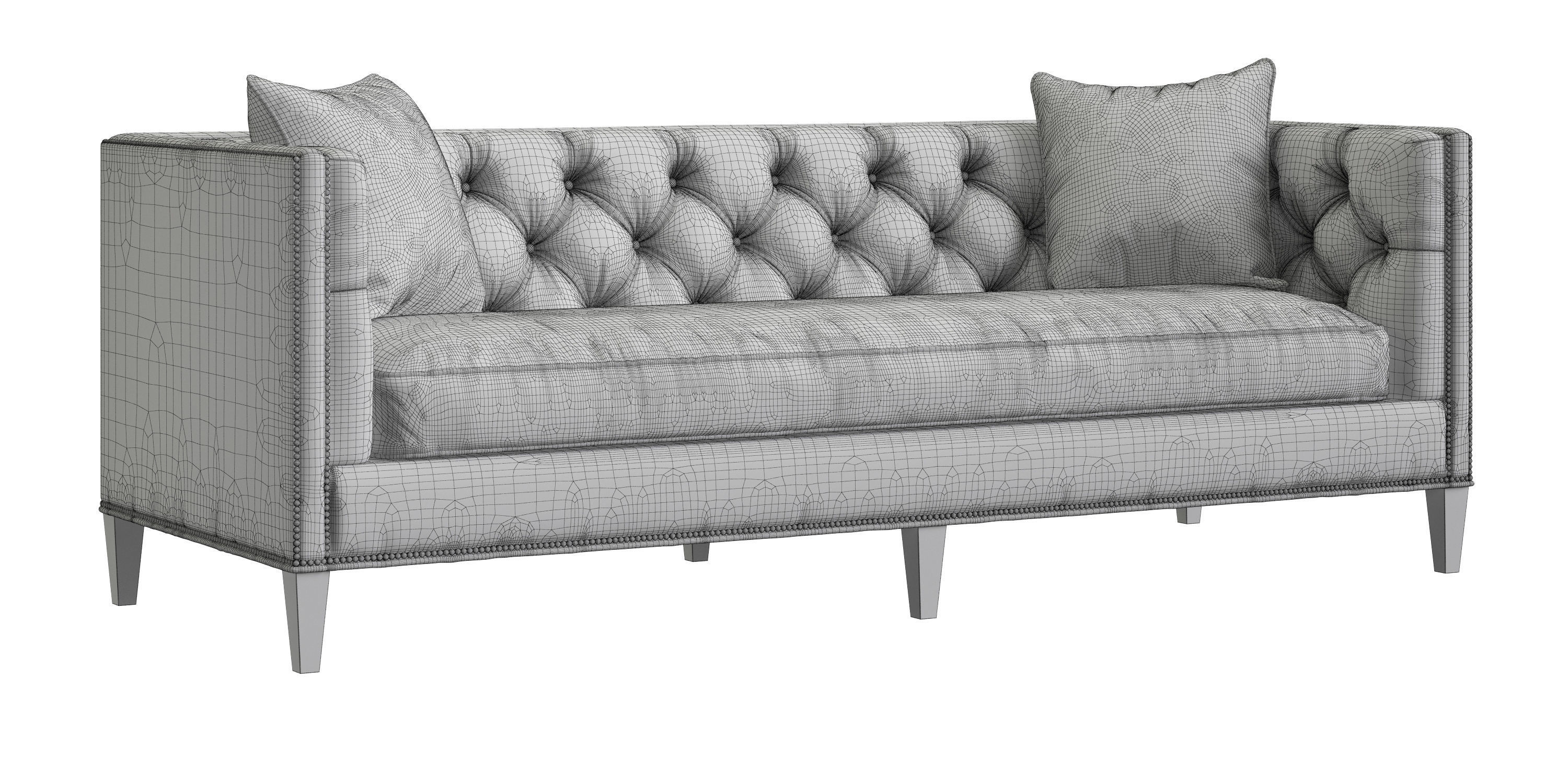 Lillian August for Hickory White LA6154S Wright Modern Sofa 3D model ...