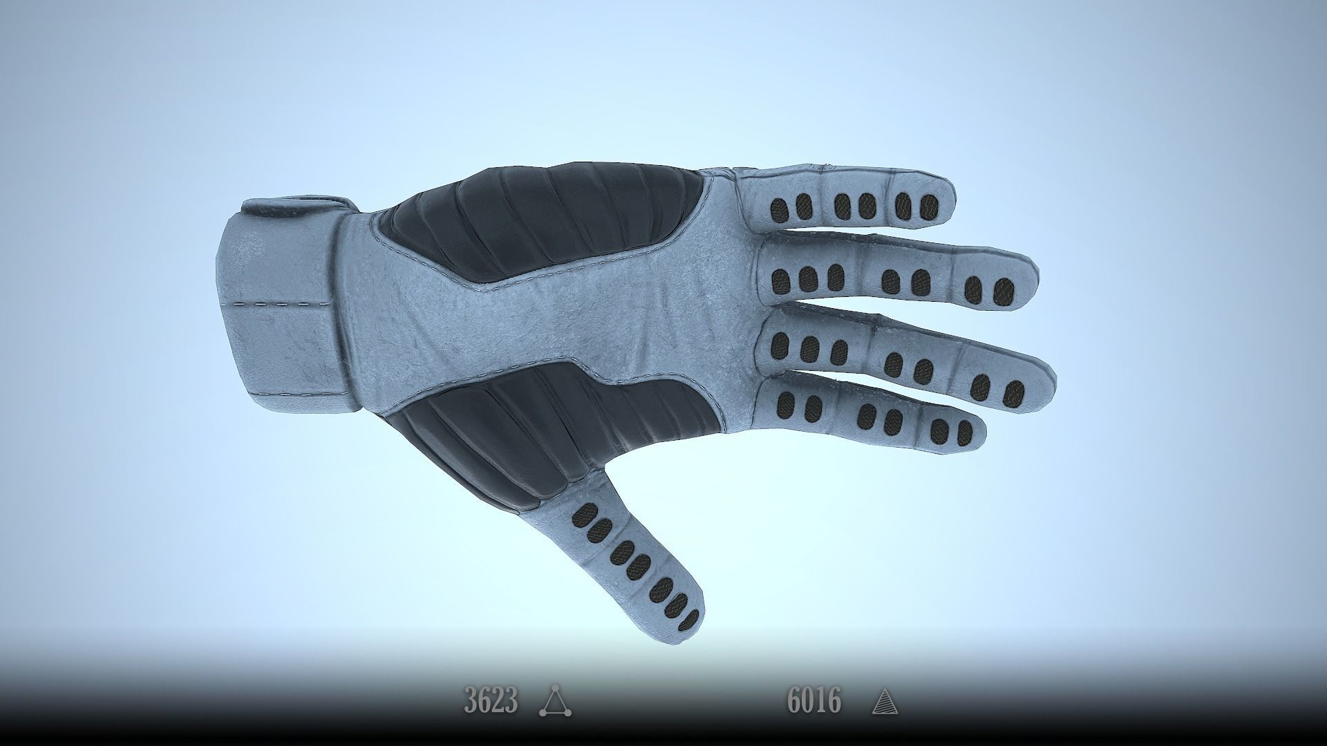 3D model Sci-Fi Glove - Rigged and Animated VR / AR / low-poly rigged ...