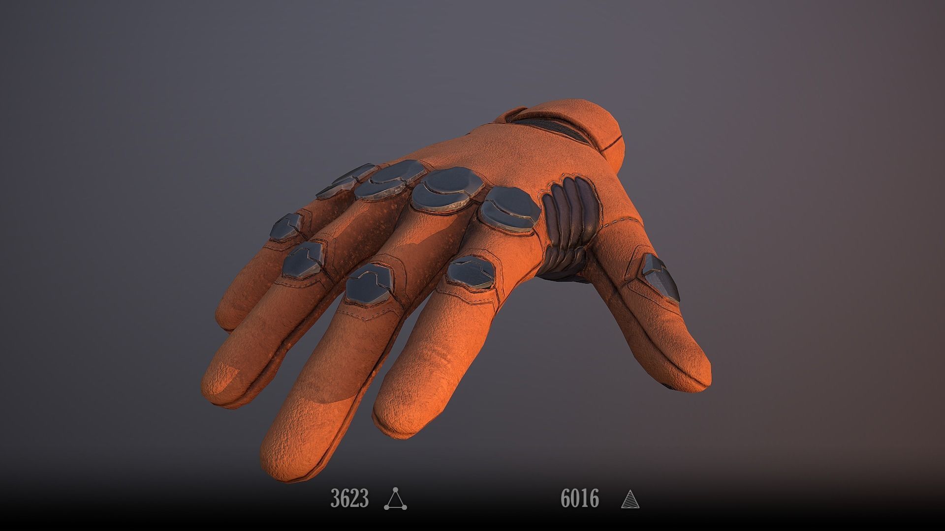 3D model Sci-Fi Glove - Rigged and Animated VR / AR / low-poly rigged ...