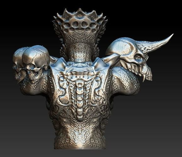Predator King bust free 3D model | CGTrader