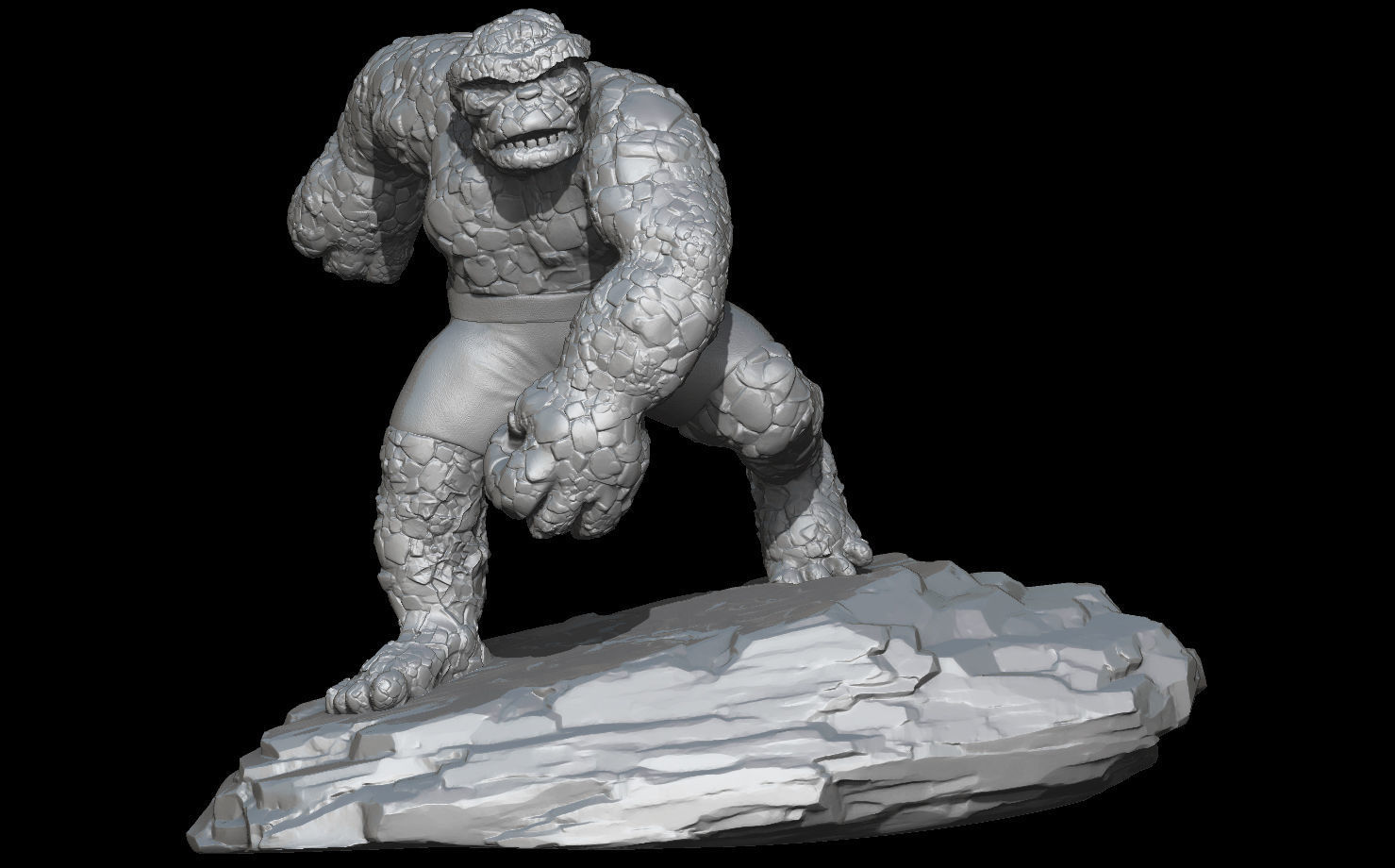The Thing Marvel Fantastic four 3D model 3D printable | CGTrader