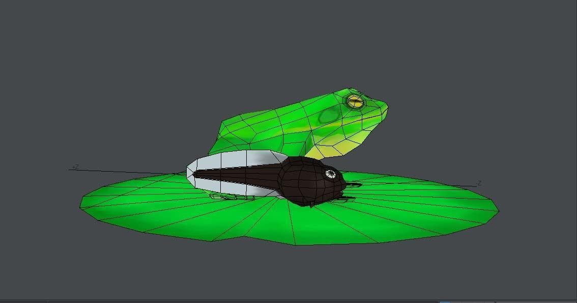 3D model Frog lowpoly VR / AR / low-poly | CGTrader