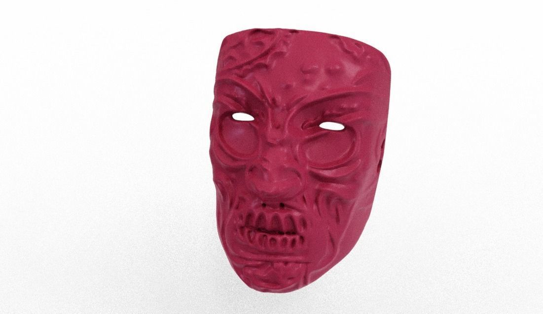 Halloween Mask 3D model 3D printable | CGTrader