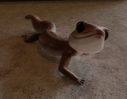 Low-poly Gecko 3D Models | CGTrader