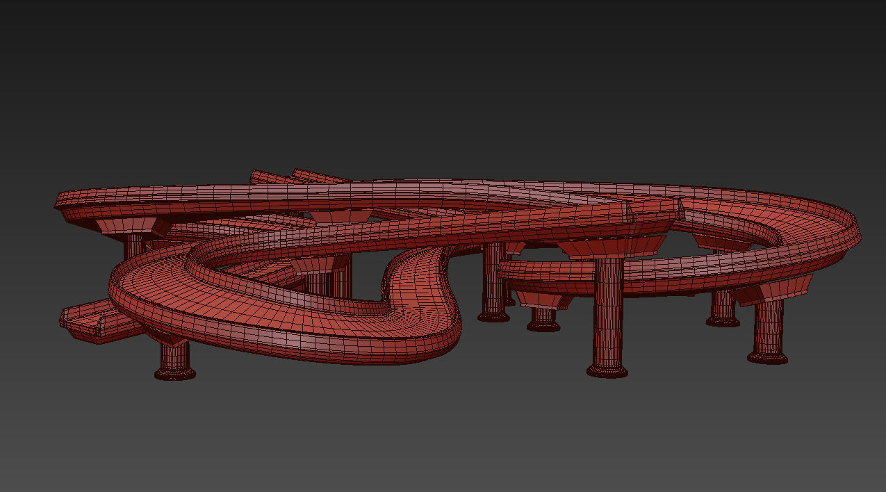 Four Way Bridge free 3D model | CGTrader