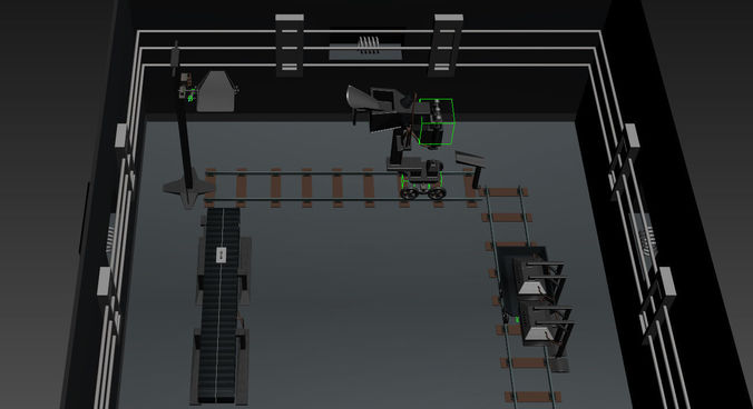 Spring Maker - Factory 3D model rigged | CGTrader