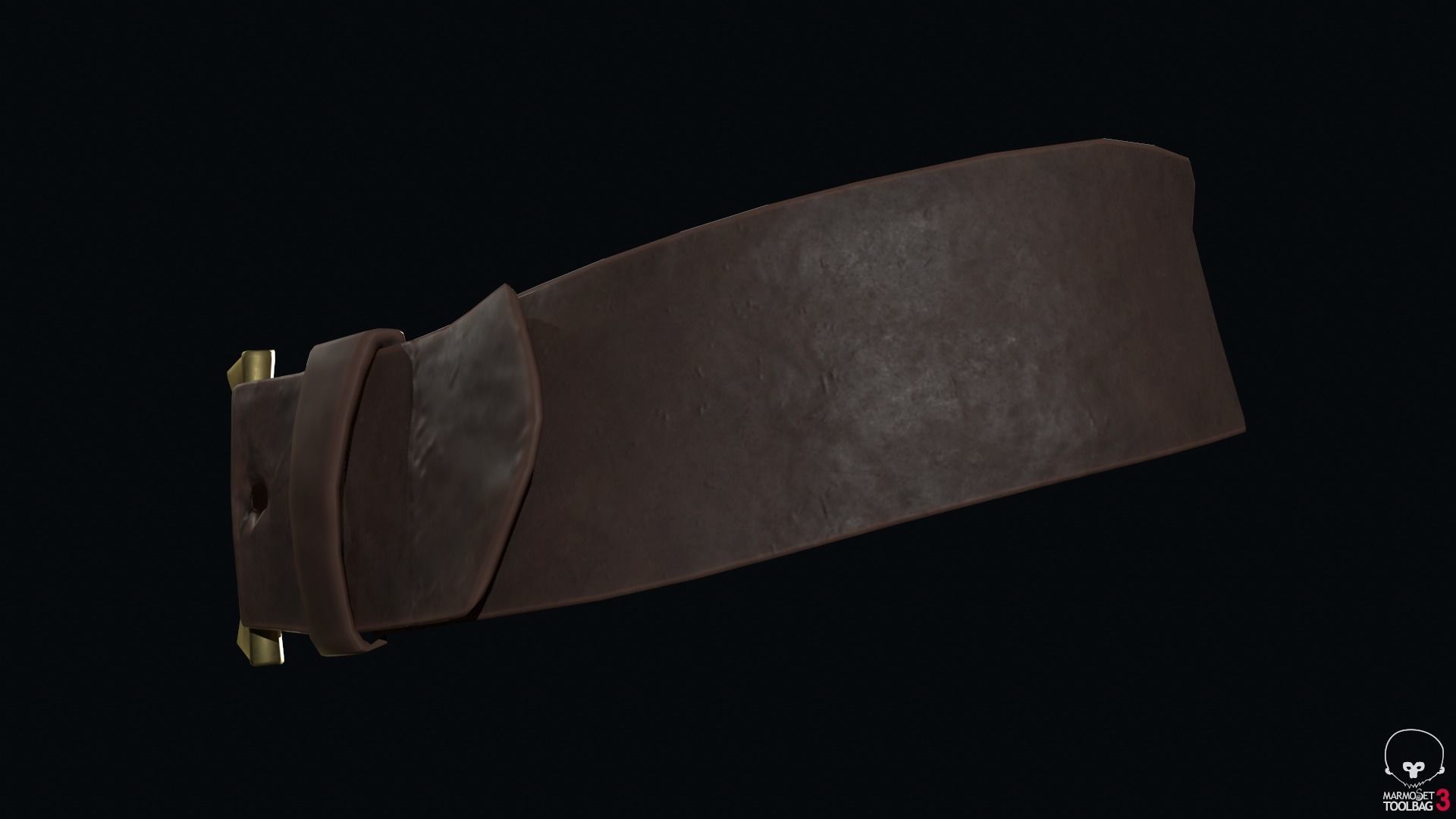 3D model Low poly leather belt VR / AR / low-poly | CGTrader