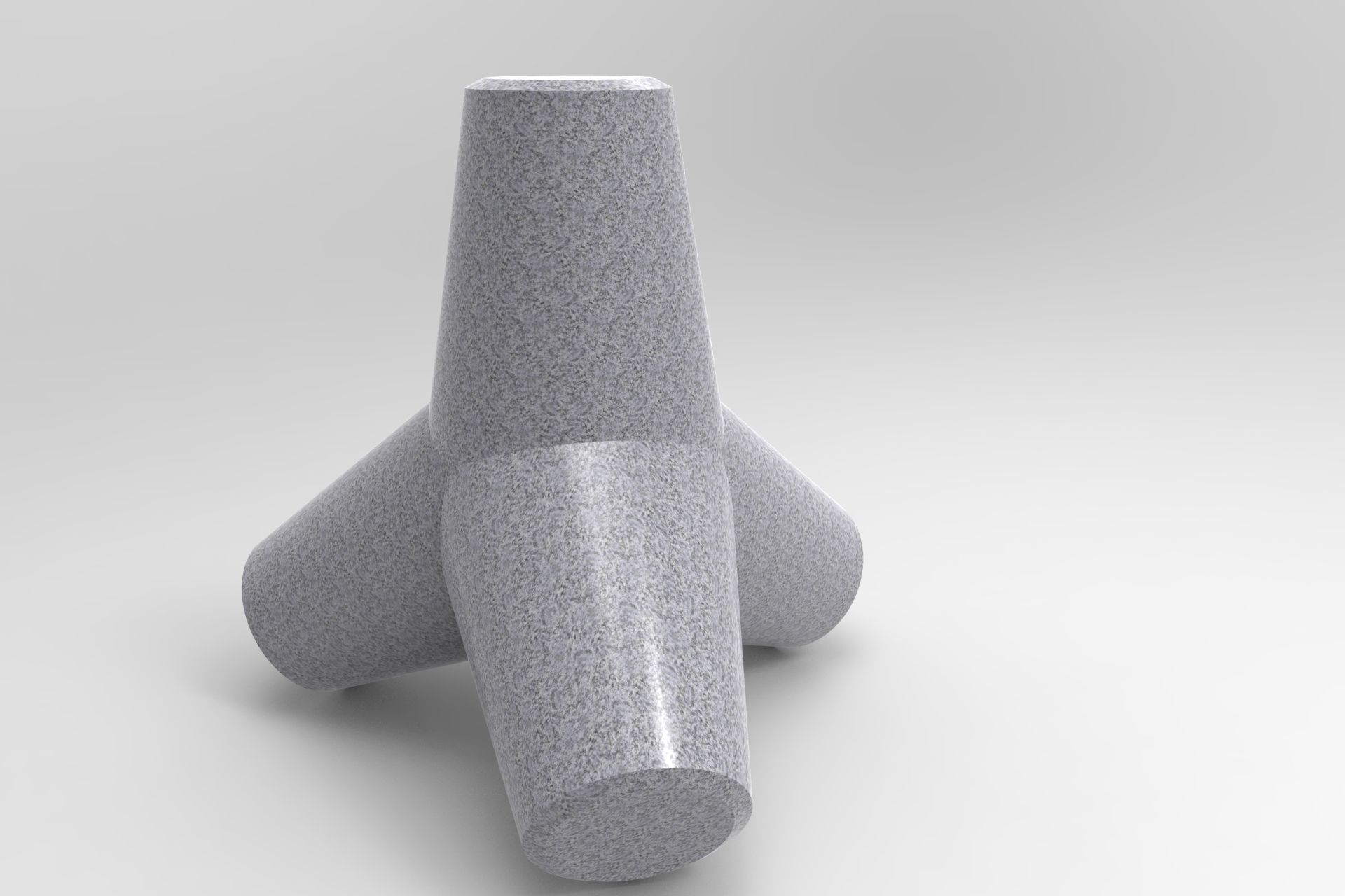 Tetrapod vase 3D model | CGTrader