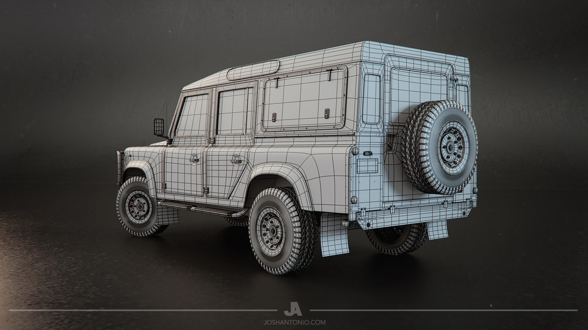 Land Rover Defender 110 Textured 3D Model 3D model | CGTrader