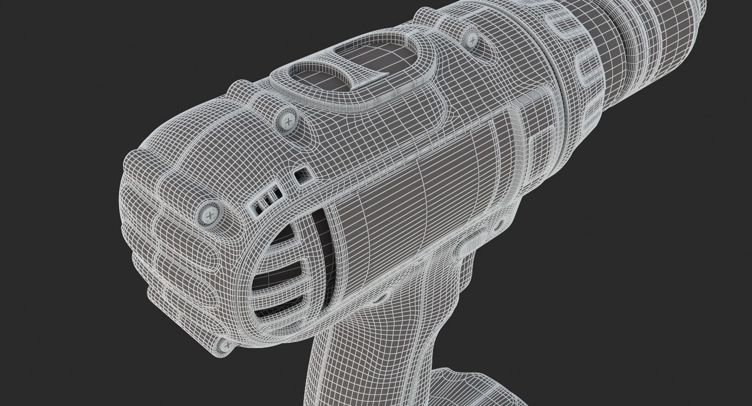 Cordless Drill 3D model | CGTrader