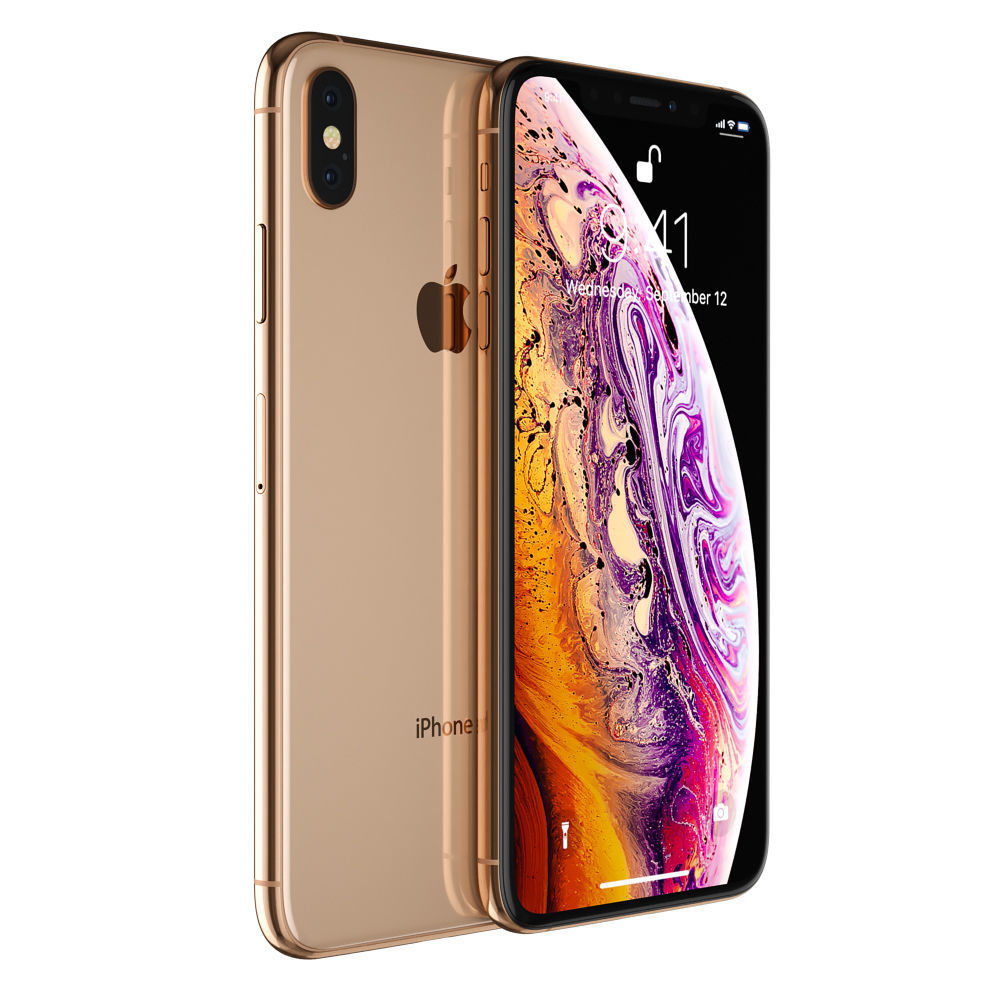 Apple iPhone XS MAX Gold 3D model | CGTrader
