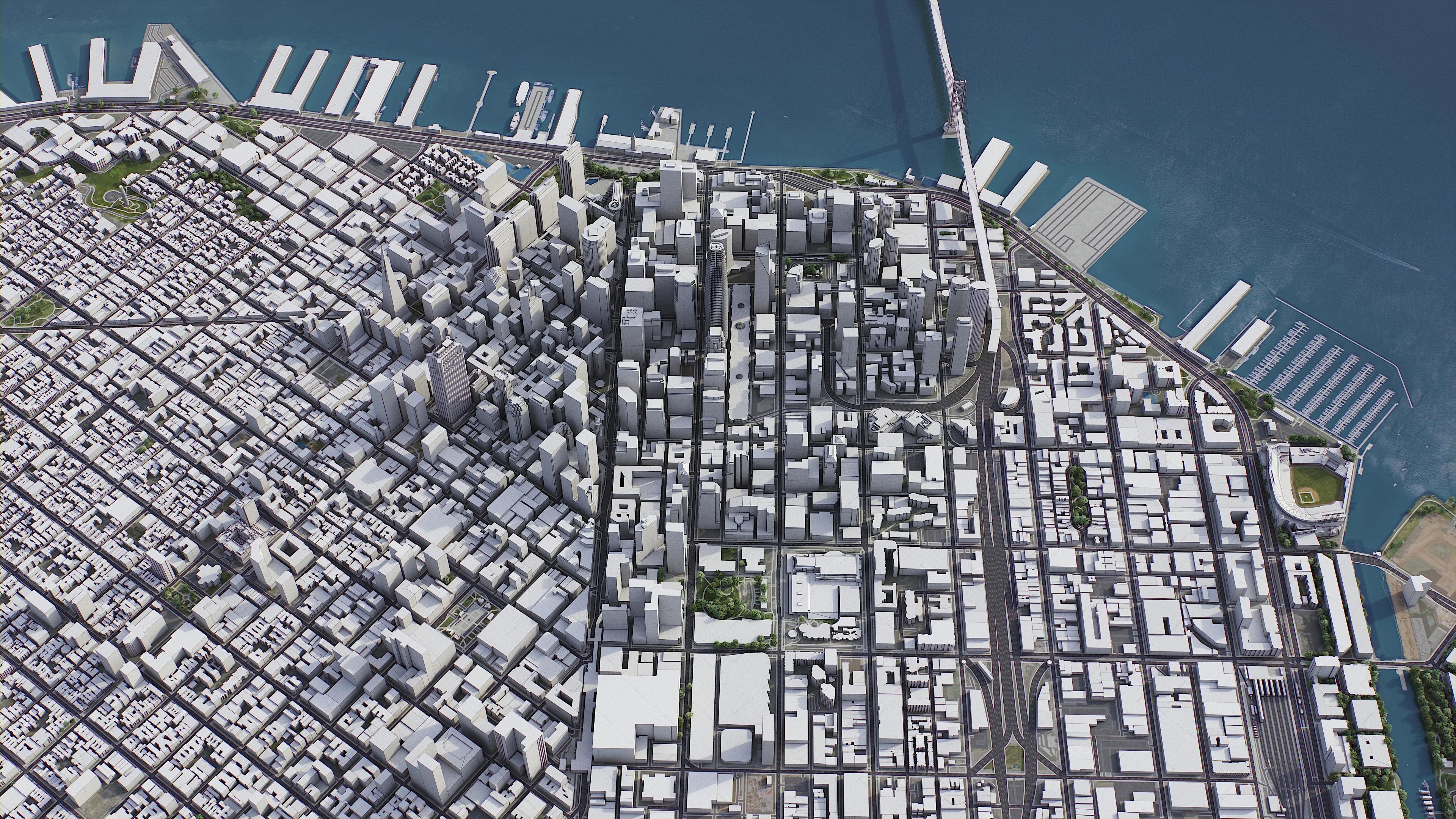 3D model San Francisco VR / AR / low-poly | CGTrader