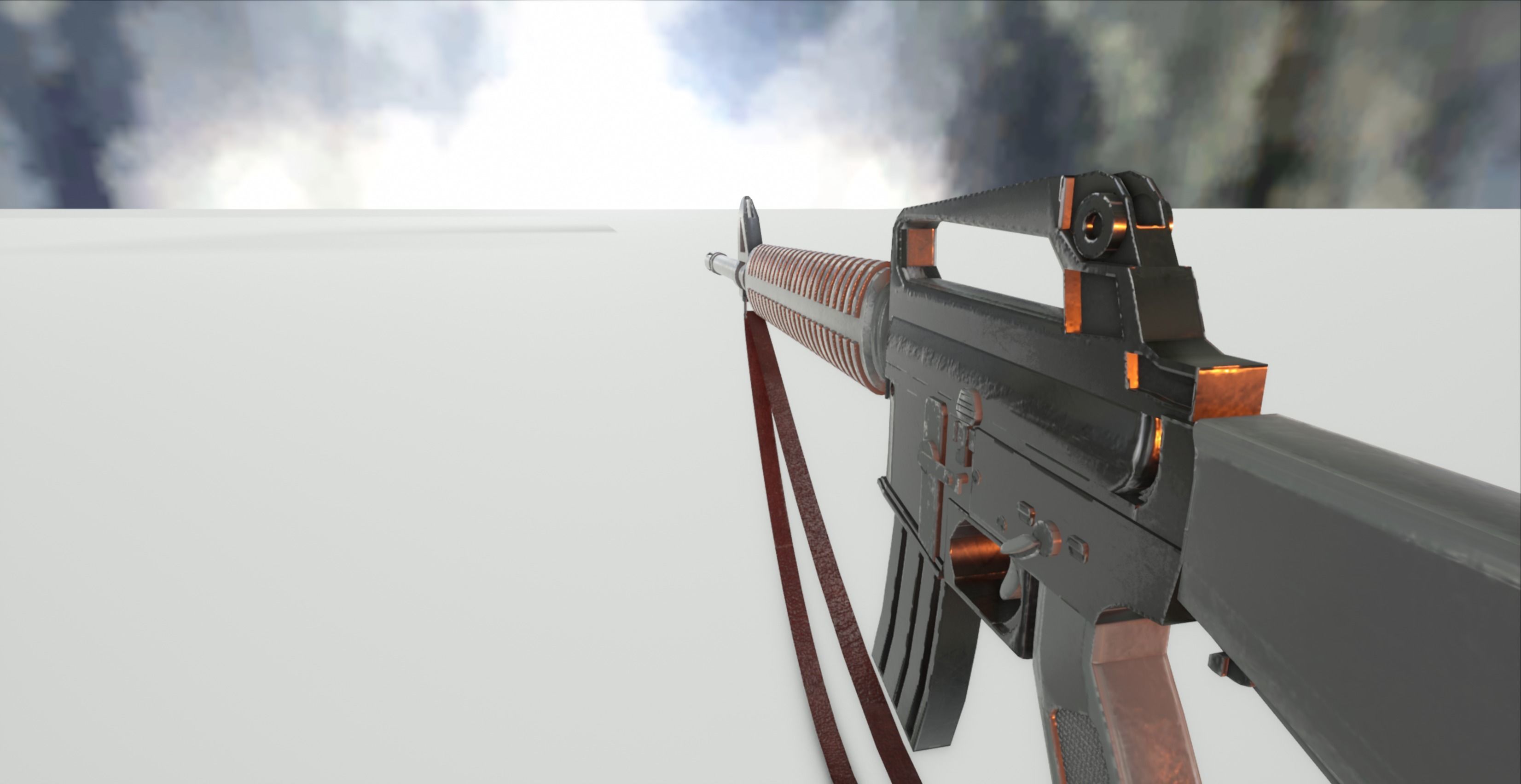 3D model M16 Assault Rifle VR / AR / low-poly | CGTrader